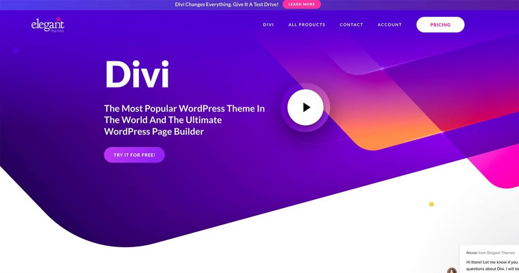Elegant Themes Divi The Most Powerful Multi Purpose WordPress Theme 